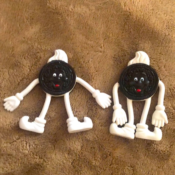 Accents | Vintage 199 Oreo Cookie Bendable Man Bundle Of 2 | Poshmark